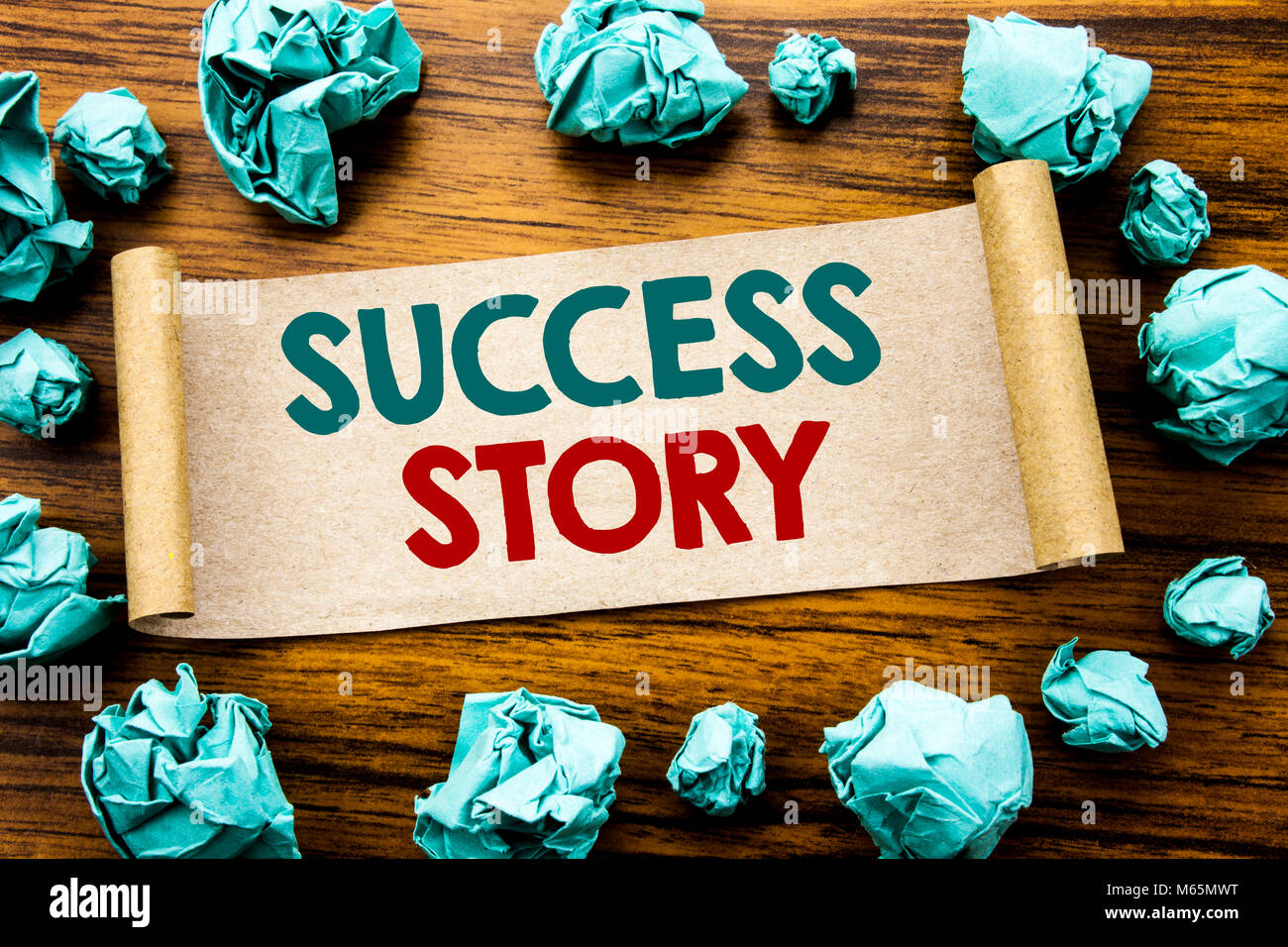 Word, writing Success Story. Business concept for Inspiration ...