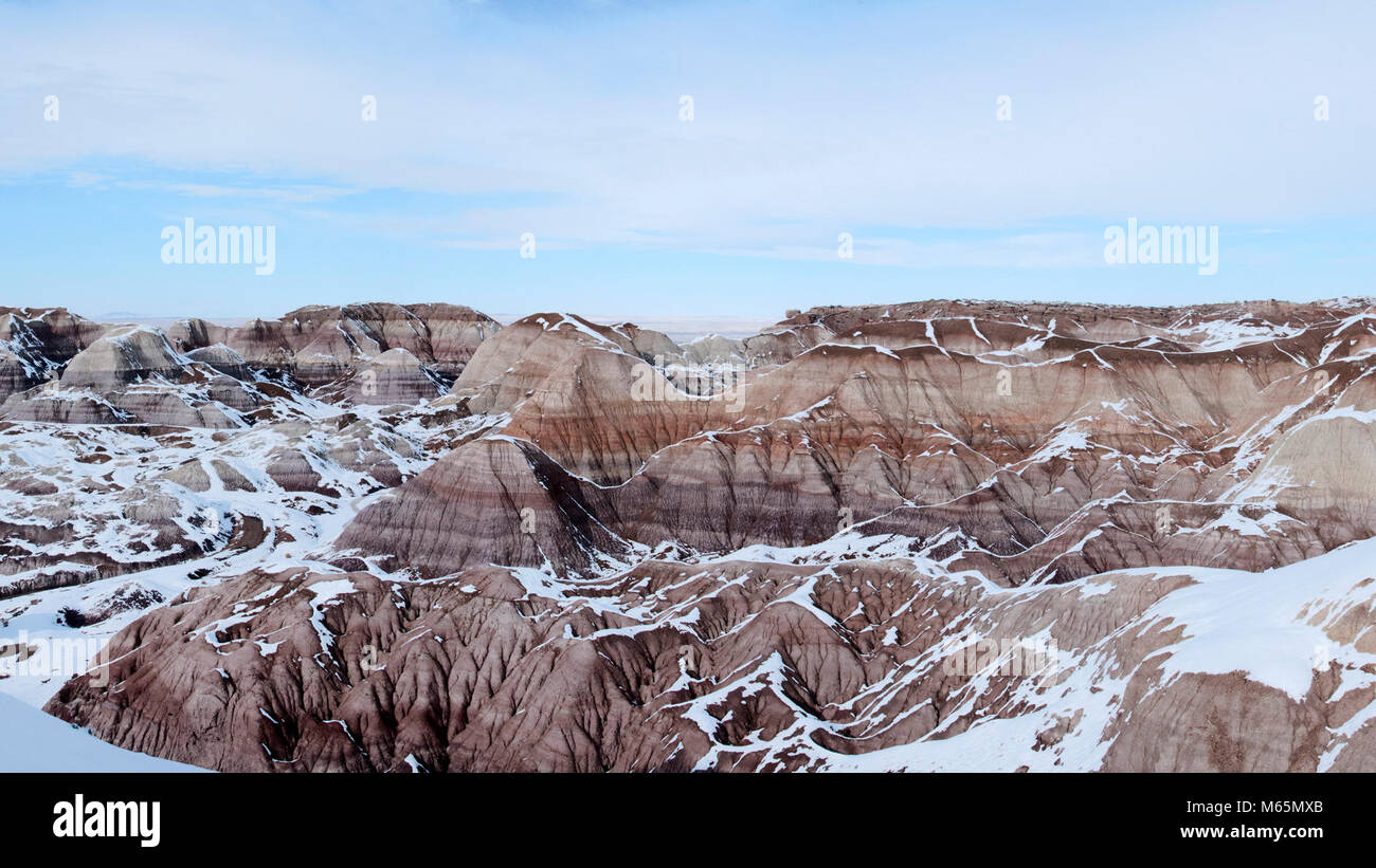 Blue Mesa in the Snow Stock Photo - Alamy