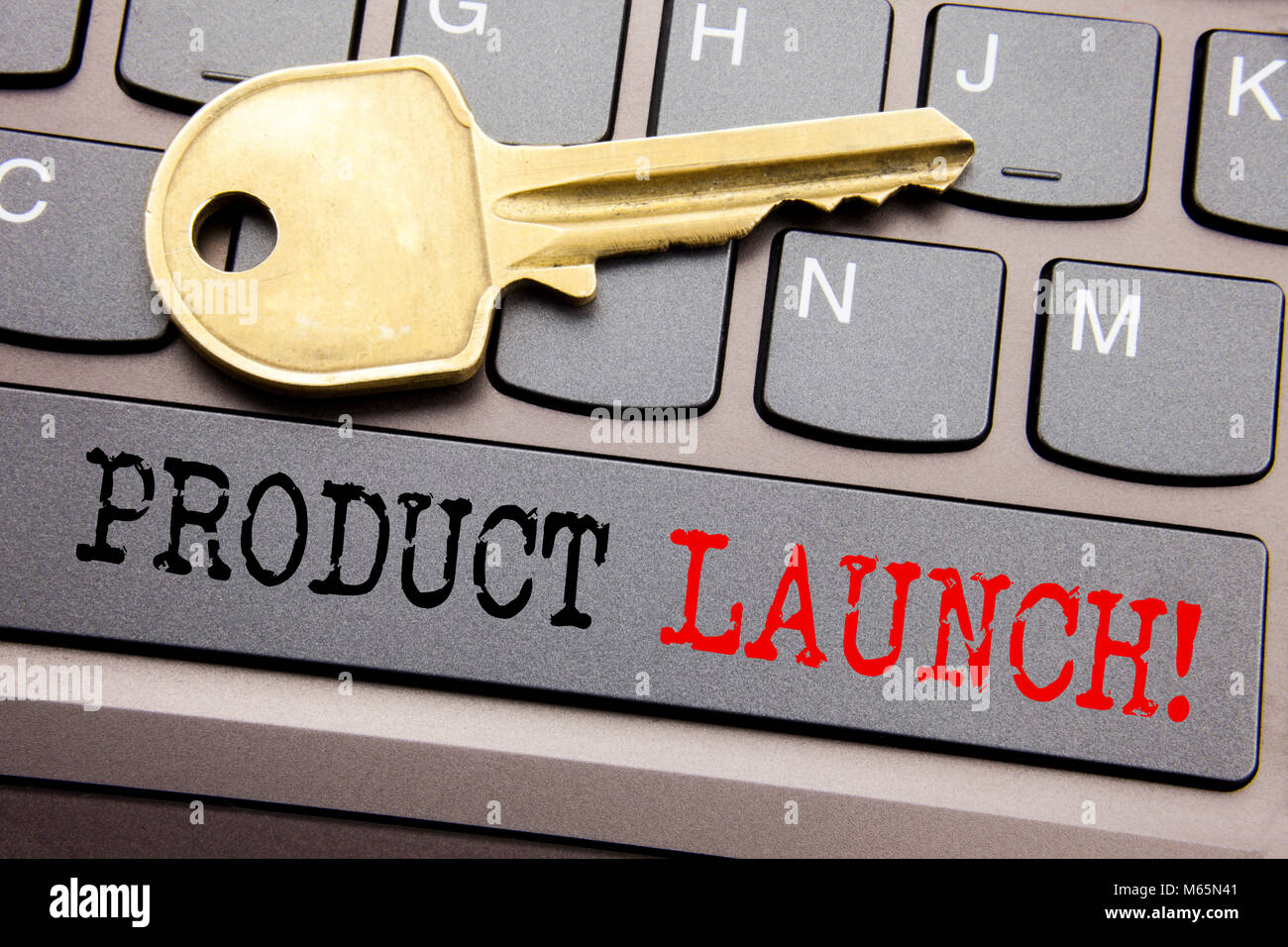 Hand writing text caption inspiration showing Product Launch. Business ...