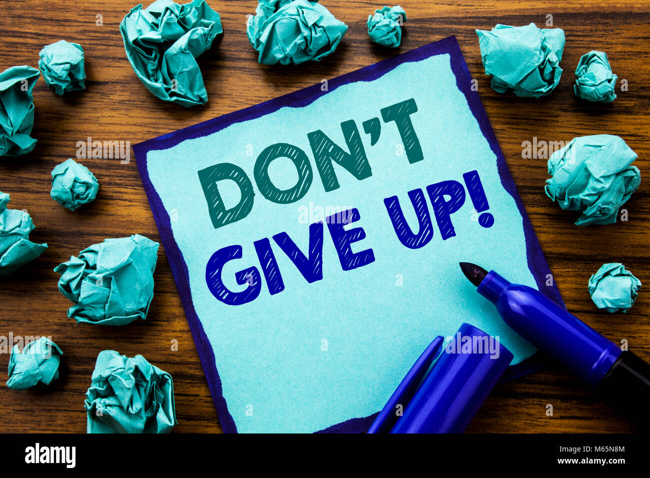 Writing text showing Don t Give Up. Business concept for Motivation ...