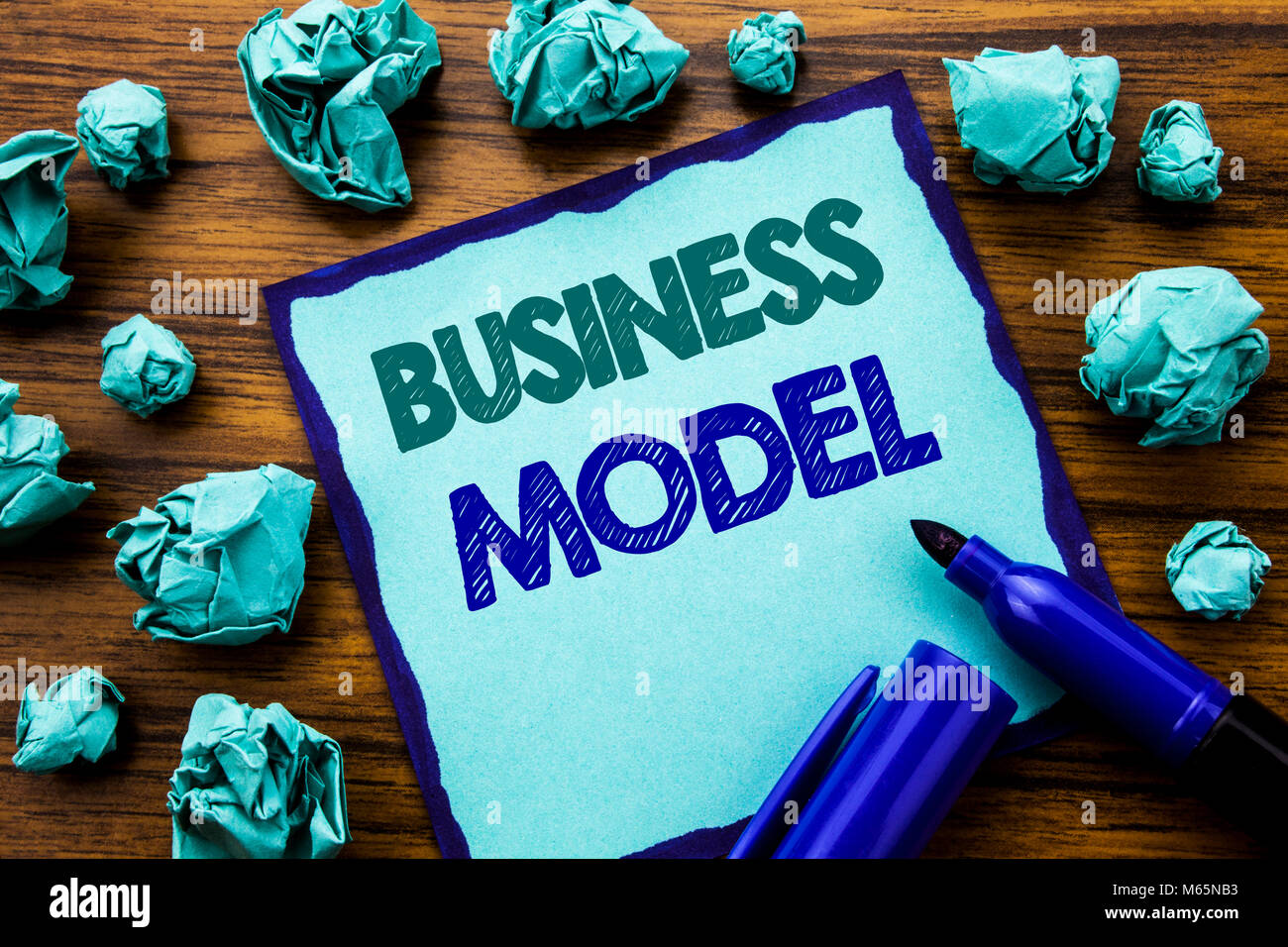 Writing text showing Business Model. Business concept for Solution ...