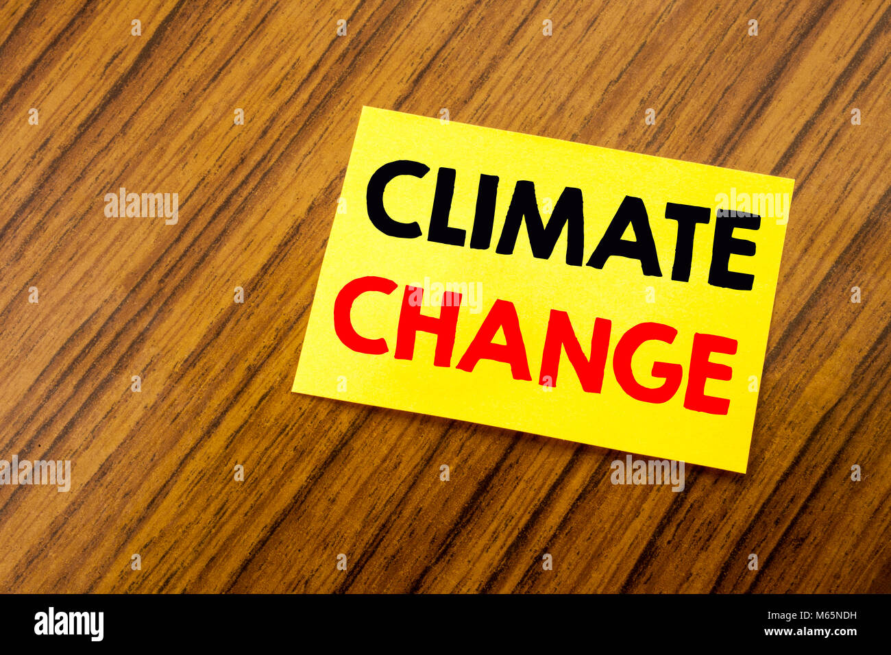 Hand writing text caption inspiration showing Climate Change. Business ...