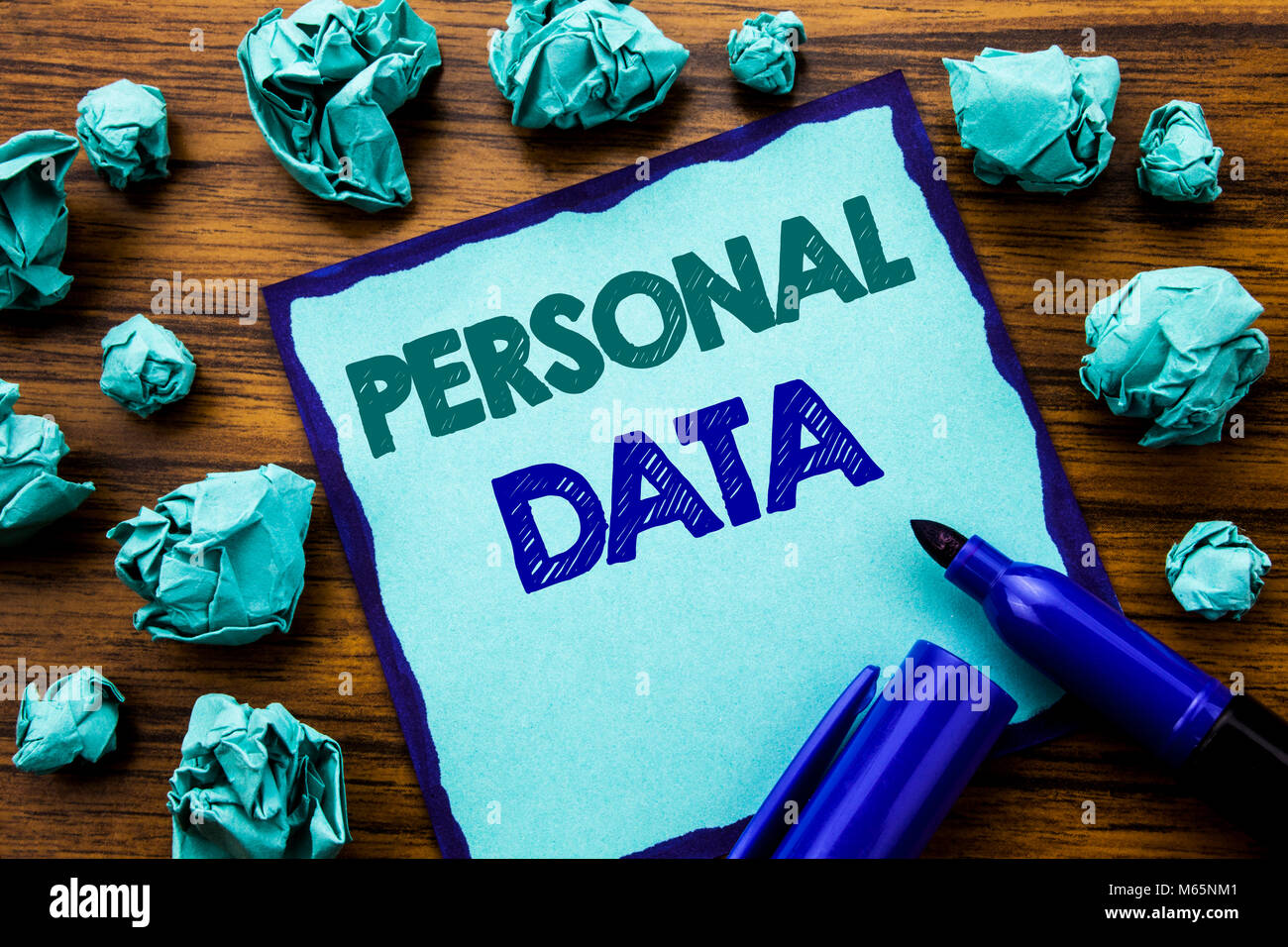 Writing text showing Personal Data. Business concept for Digital ...