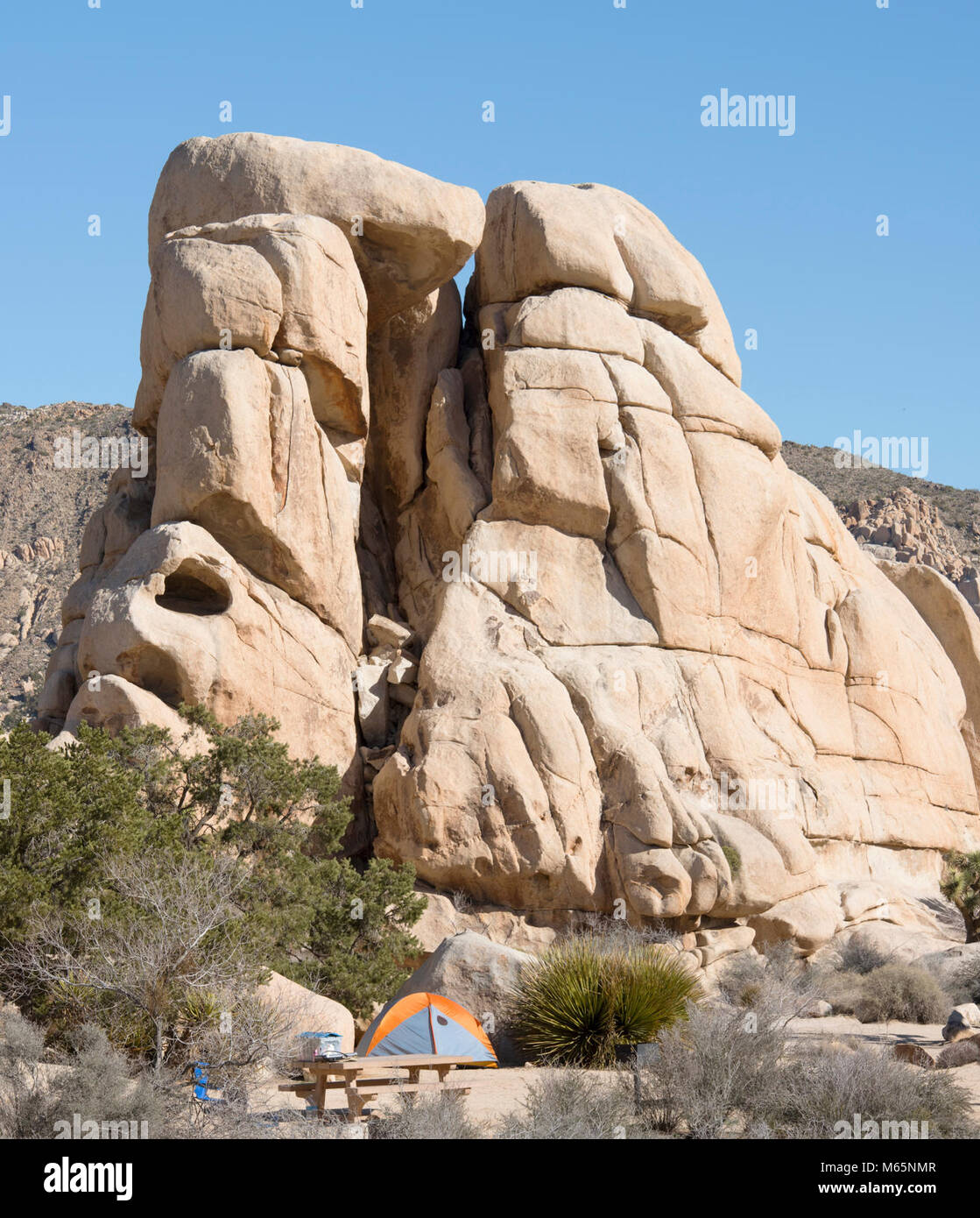 Hidden Valley Campsite Stock Photo - Alamy