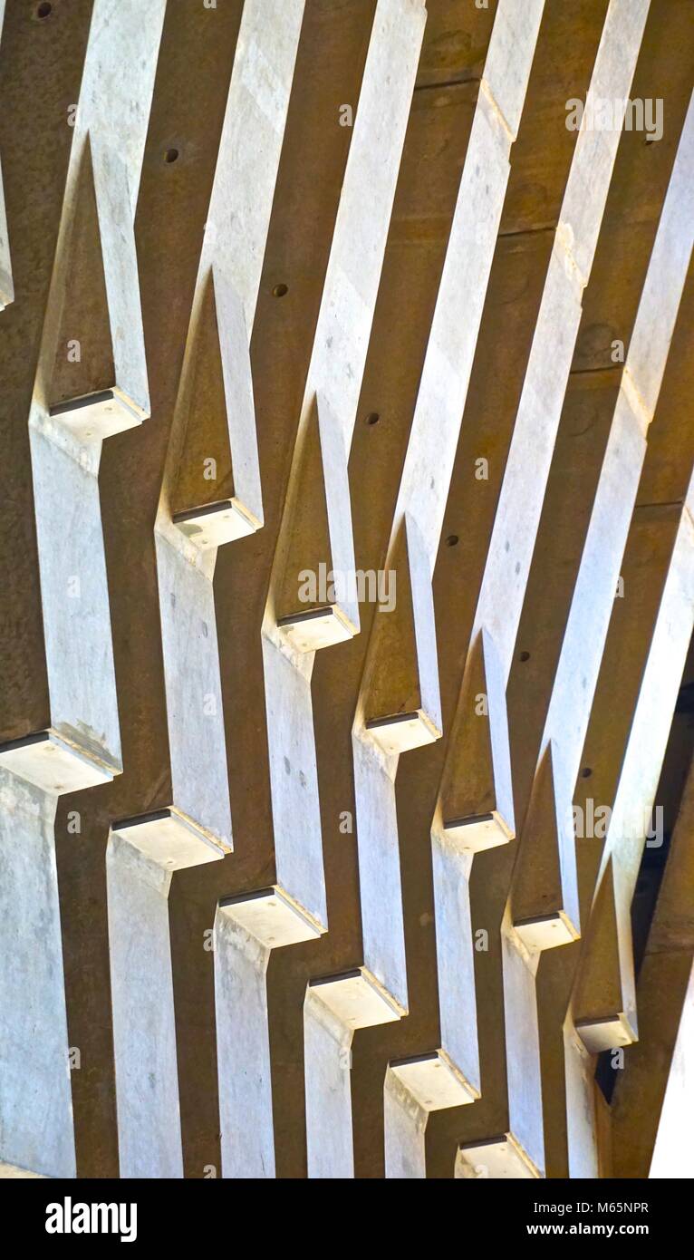 Architectural Design on Wall Stock Photo - Alamy