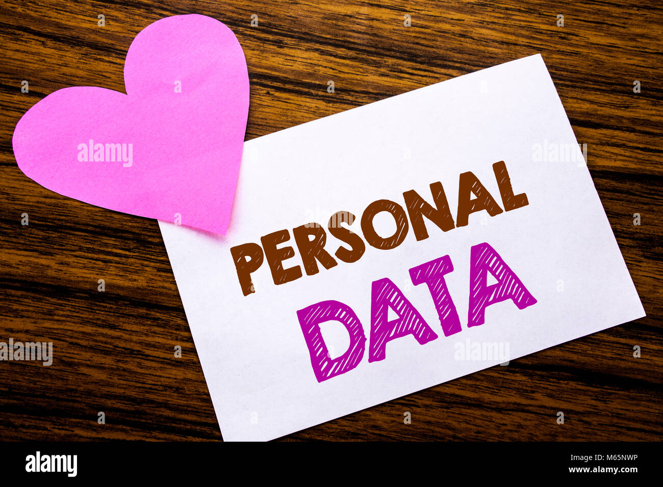 Conceptual hand writing text showing Personal Data. Concept for Digital ...