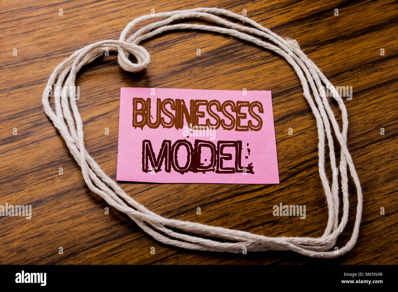 Handwritten text showing Businesses Model. Business concept for Project ...
