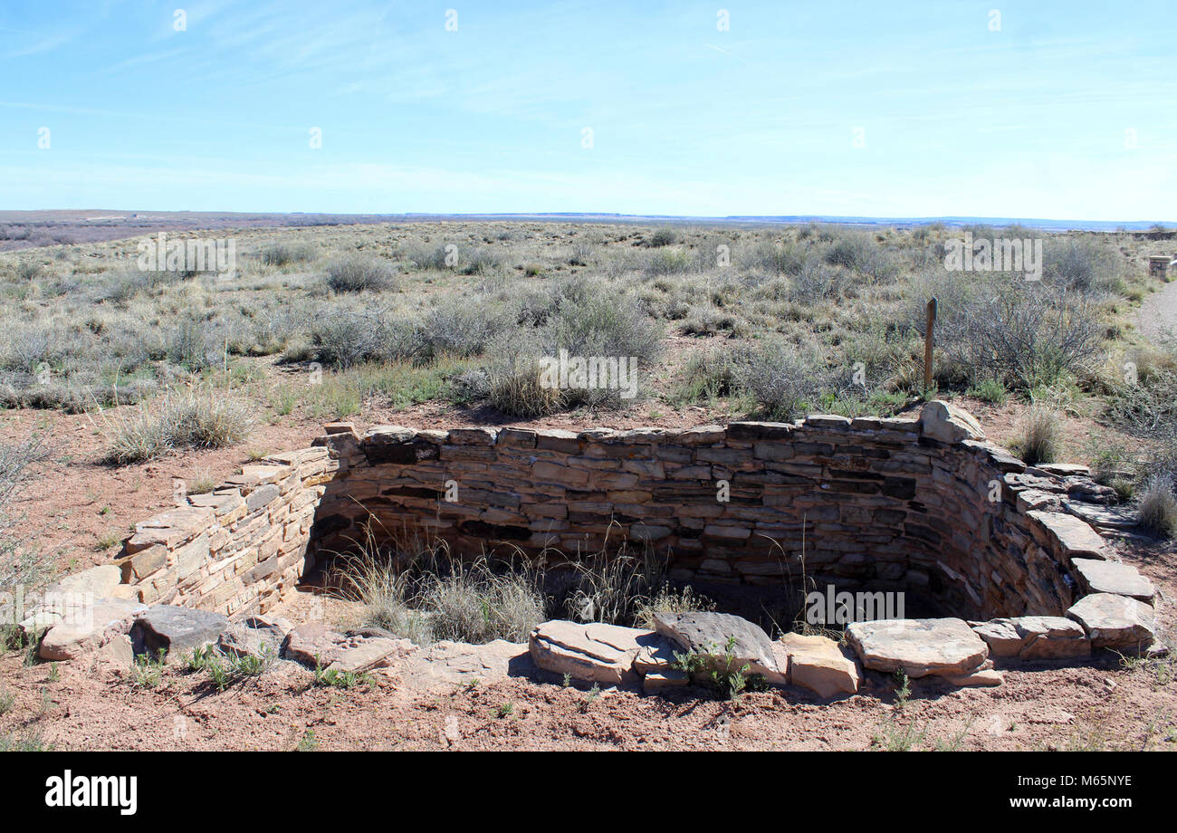 Well in desert Stock Photo - Alamy
