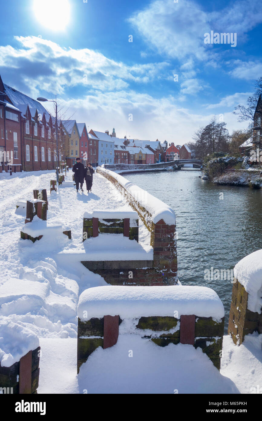 Norwich quayside winter hi-res stock photography and images - Alamy