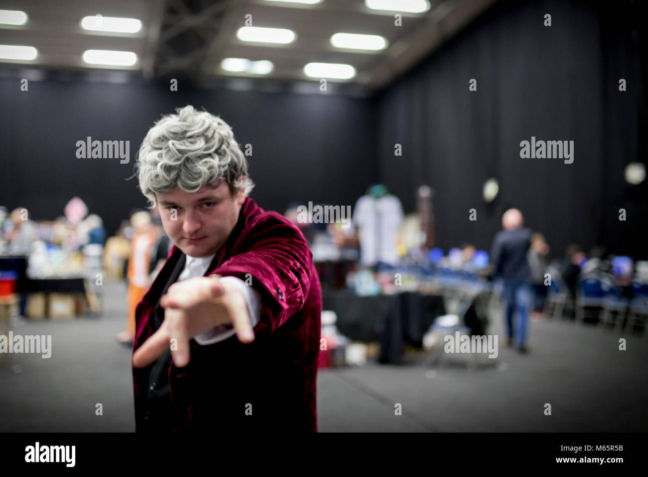 Doncaster Comic Con 11th Feruary 2018 at The Doncaster Dome UK. Young ...