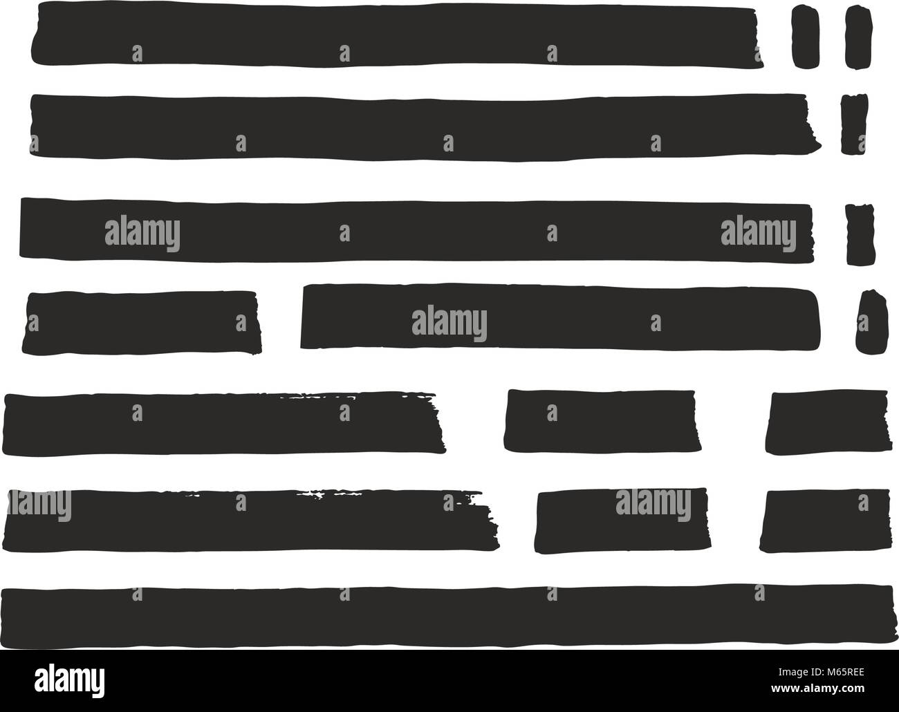 Black grunge marker stroke Stock Vector Images - Alamy