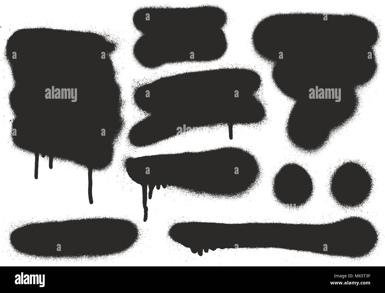 Spray Paint Elements Set Stock Vector Image & Art - Alamy