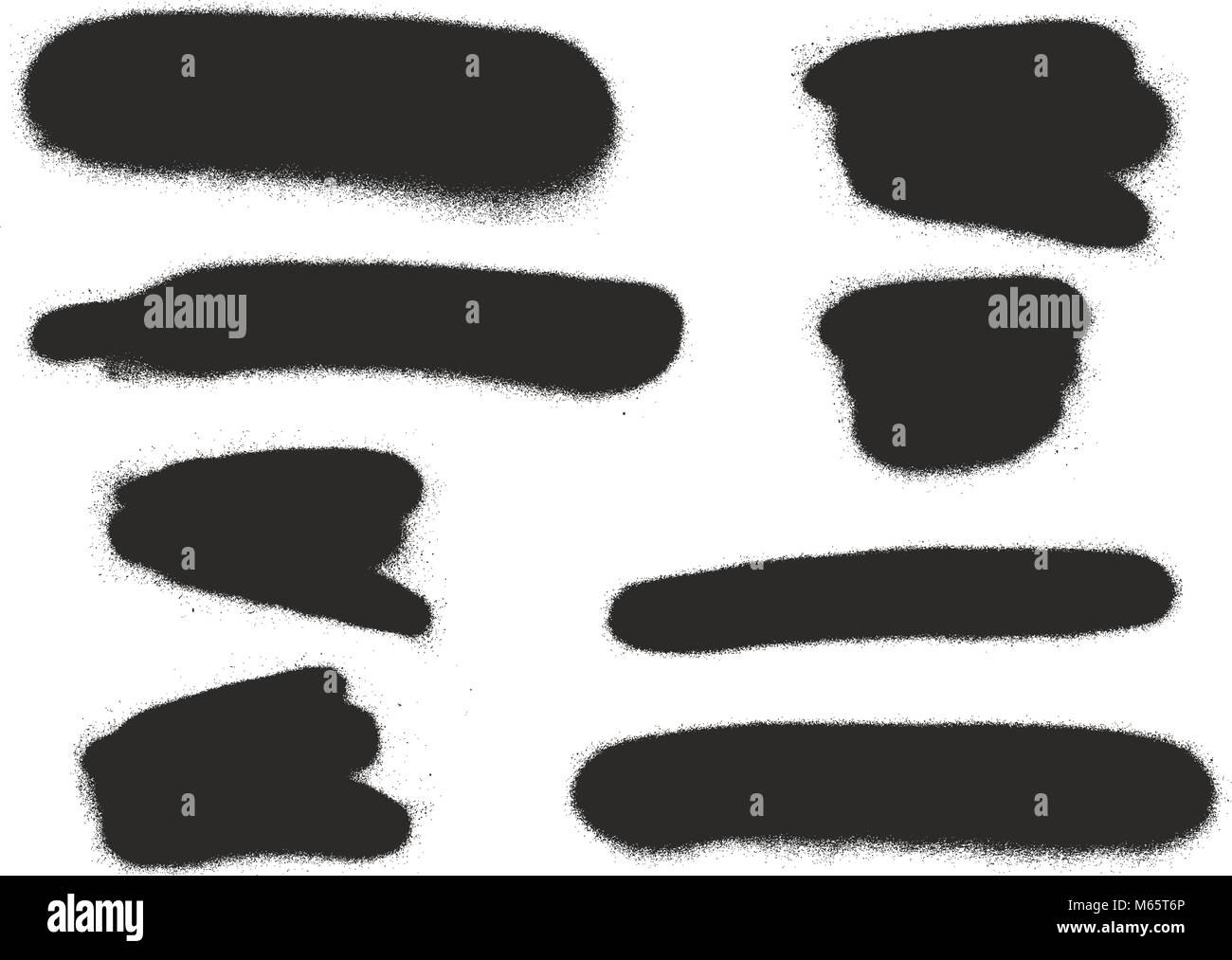 Spray Paint Elements Set Stock Vector Image & Art - Alamy