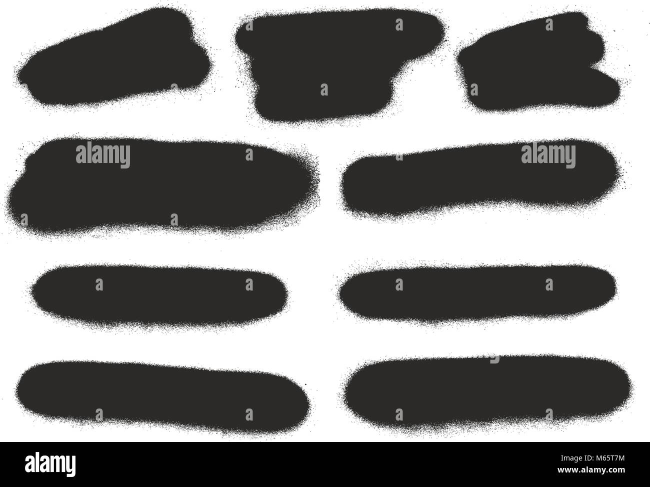 Spray Paint Elements Set Stock Vector Image & Art - Alamy