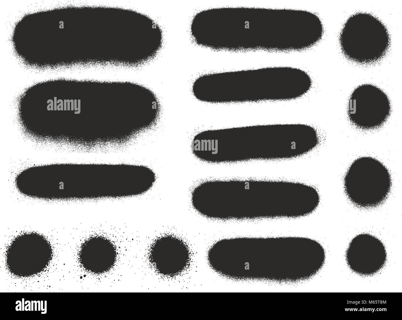 Spray Paint Elements Set Stock Vector Image & Art - Alamy
