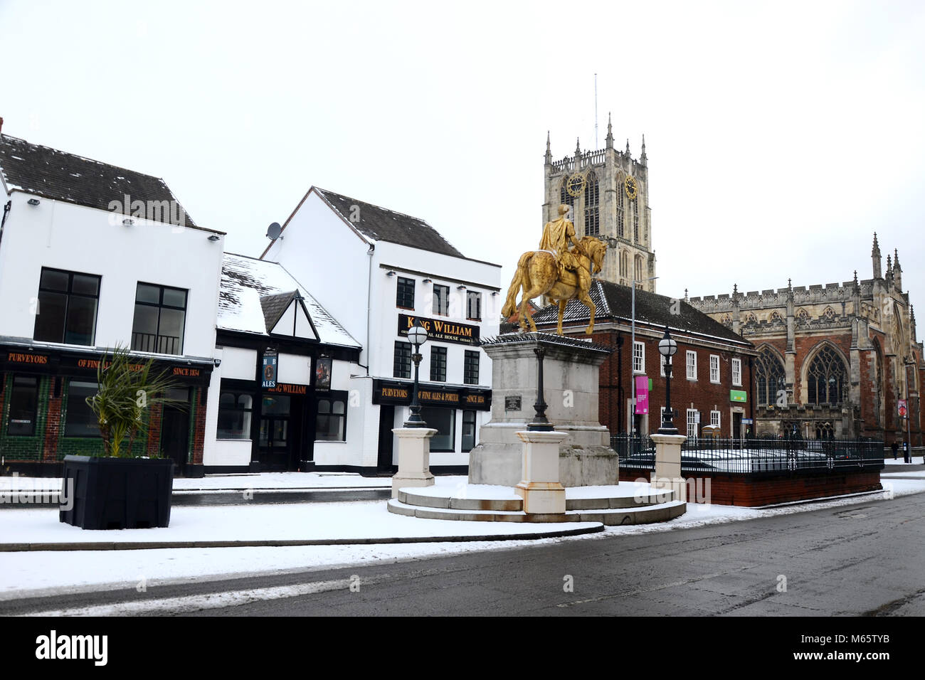 King billy statue hull hi-res stock photography and images - Alamy