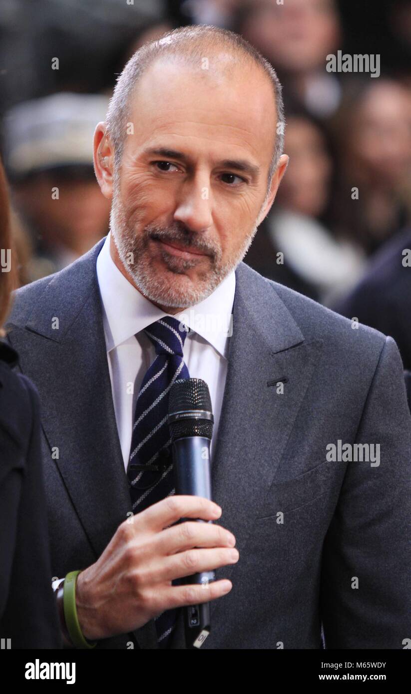 Matt lauer tv hi-res stock photography and images - Alamy