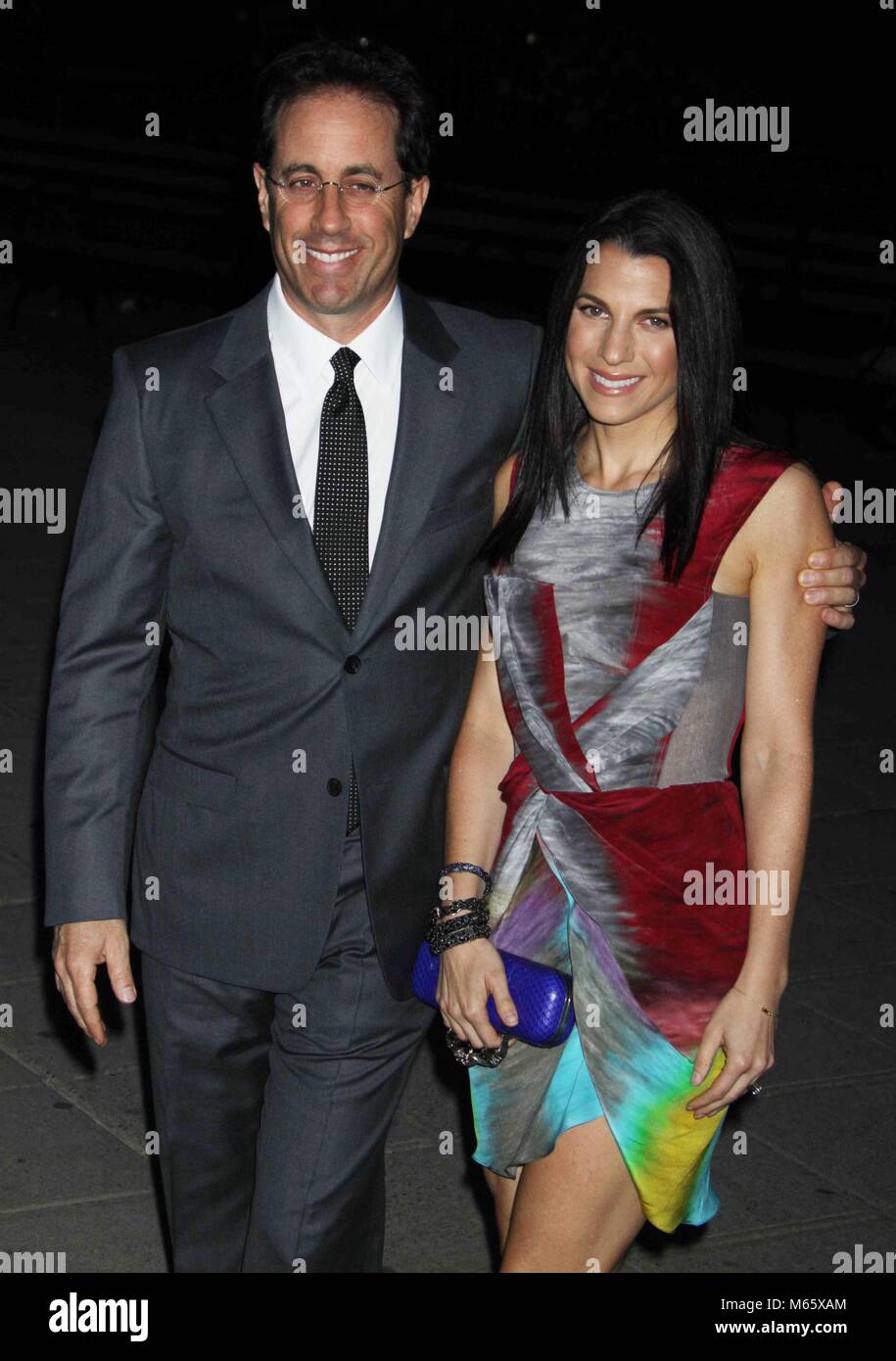 New York City 2010 FILE PHOTO JERRY SEINFELD AND WIFE JESSICA Photo by ...