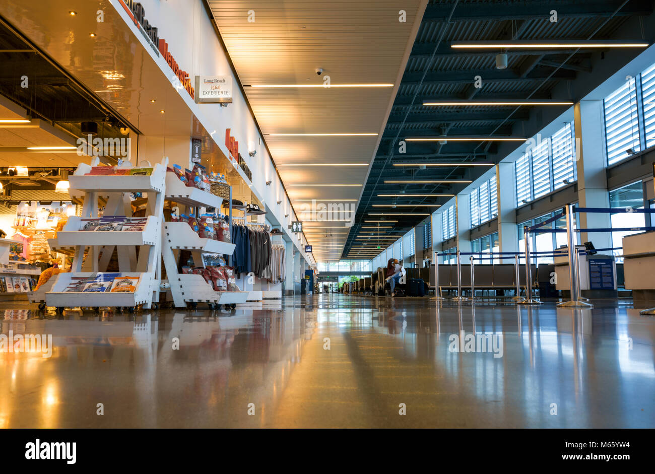 Long Beach Airport Terminal Stock Photo - Alamy