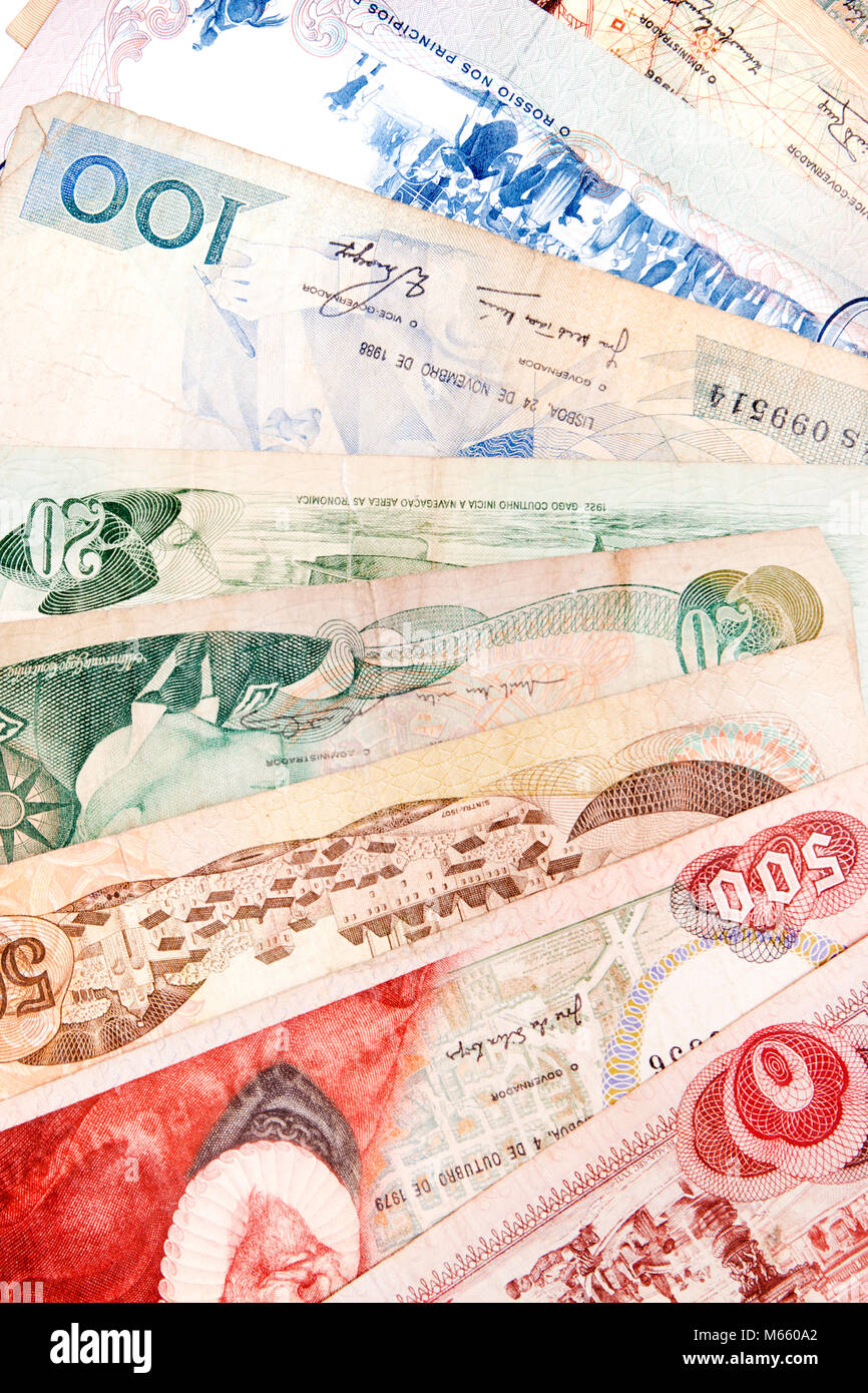 Very close up of obsolete bank note details Stock Photo - Alamy