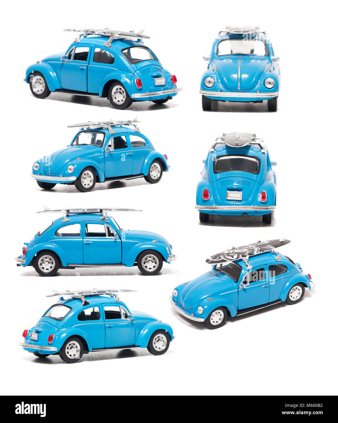 Vw beetle car surf board hi-res stock photography and images - Alamy