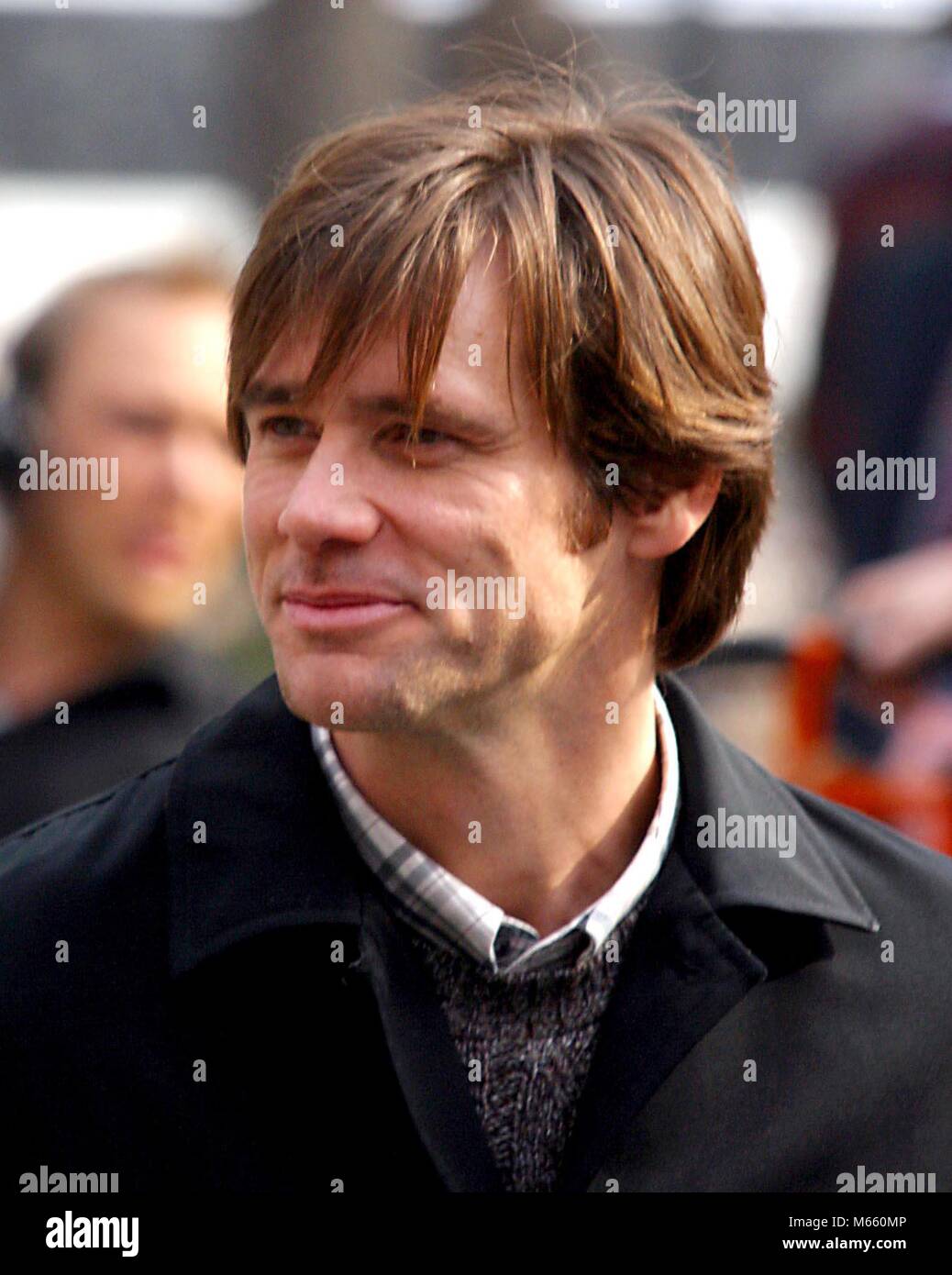 New York City 2003 FILE PHOTO ELLEN POMPEO AND JIM CARREY Photo by John ...