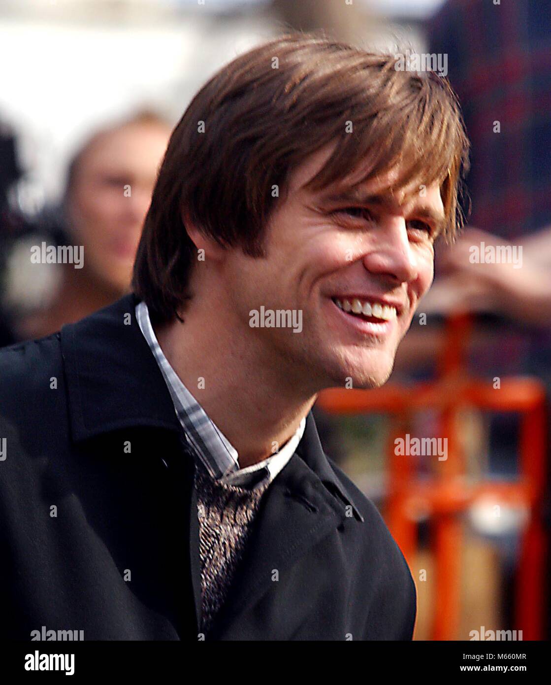 New York City 2003 FILE PHOTO ELLEN POMPEO AND JIM CARREY Photo by John ...