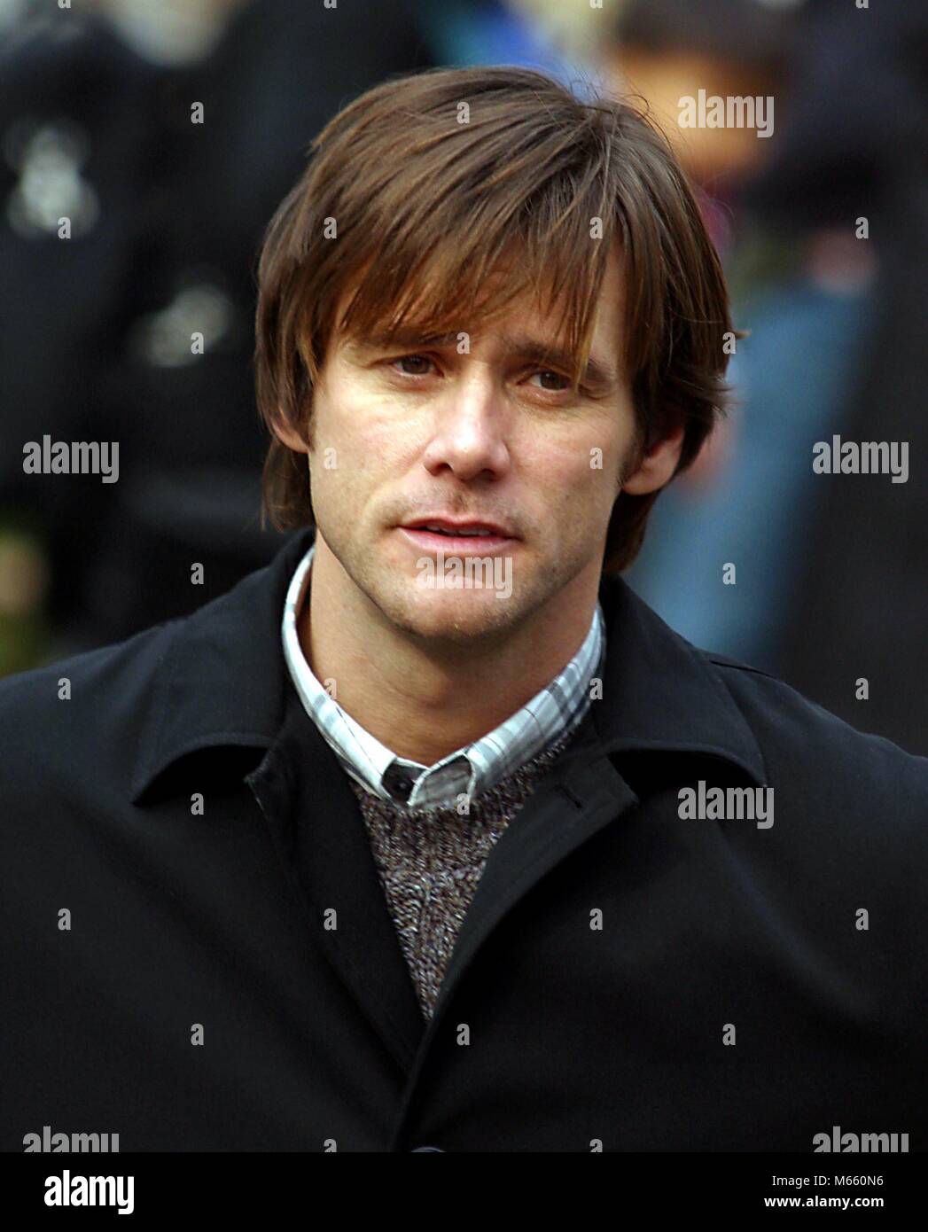 New York City 2003 FILE PHOTO ELLEN POMPEO AND JIM CARREY Photo by John ...