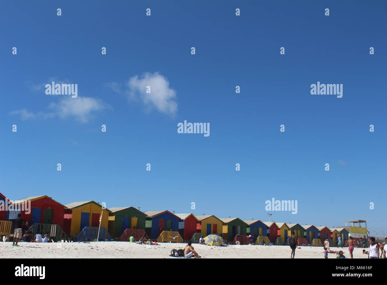 St James Beach - Colorful changing rooms in Cape Town Stock Photo - Alamy