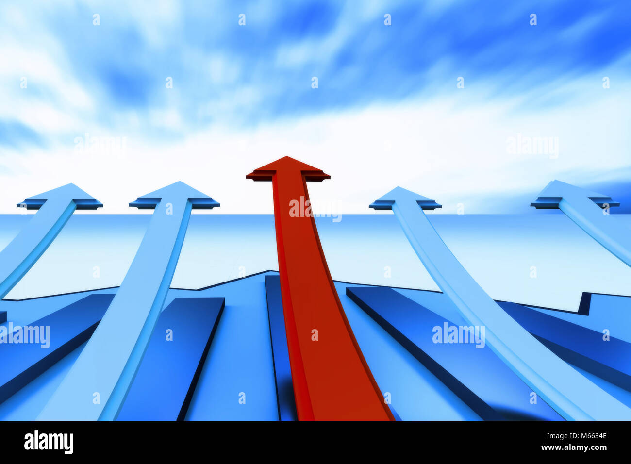 Financial economy success arrow, stock market business chart, success ...