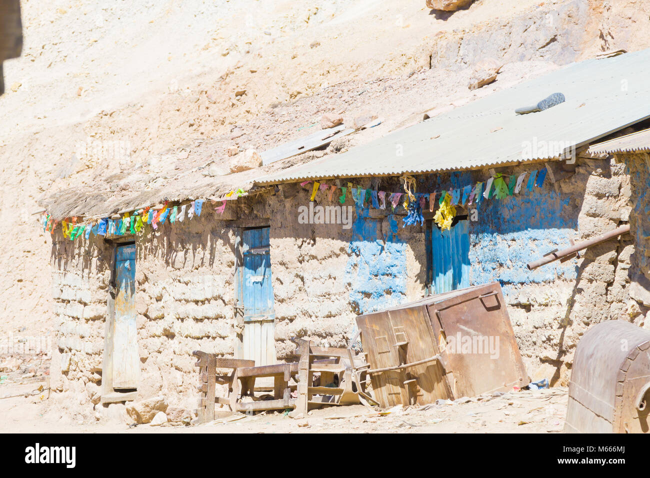 Potosi miner houses view,Bolivia. Bolivian mining city Stock Photo - Alamy