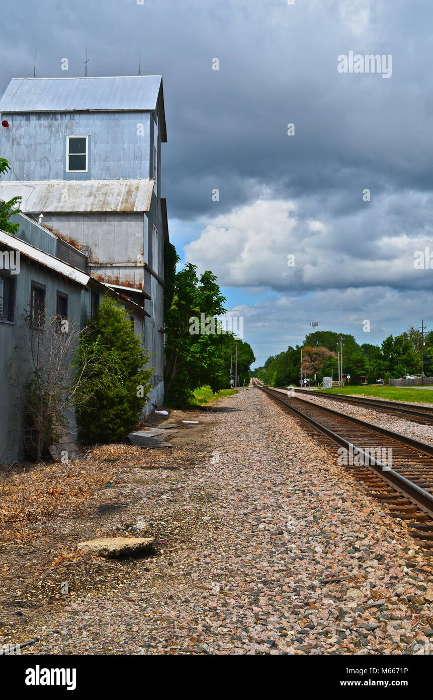 Old Town Lenexa Train Depot Stock Photo - Alamy