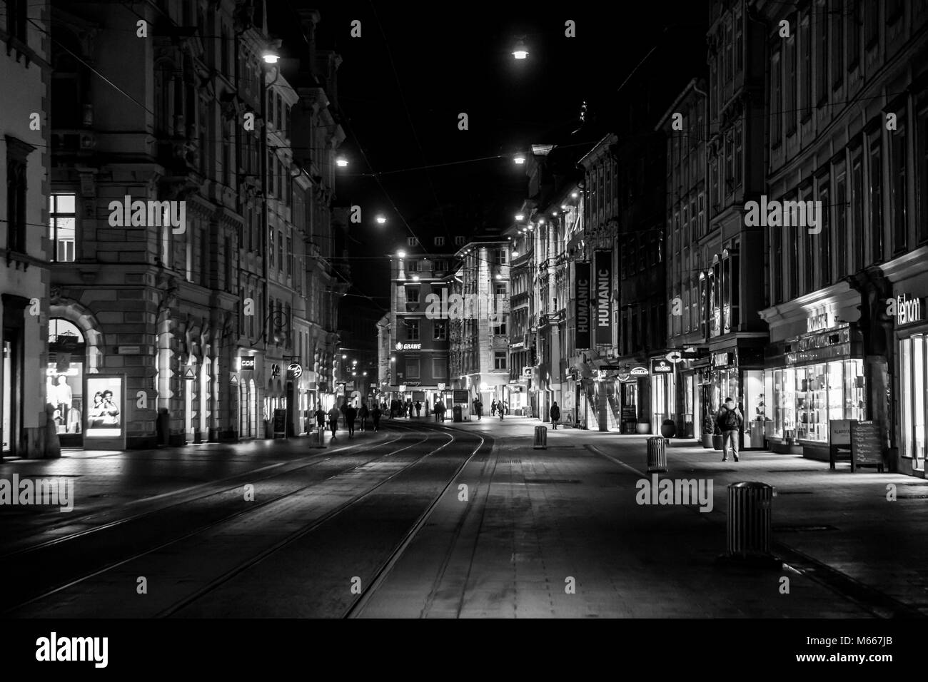 Graz architecture Black and White Stock Photos & Images - Alamy