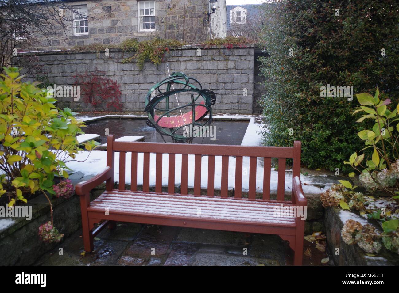 MacRobert Memorial Garden, University of Aberdeen, Old Aberdeen. On a ...