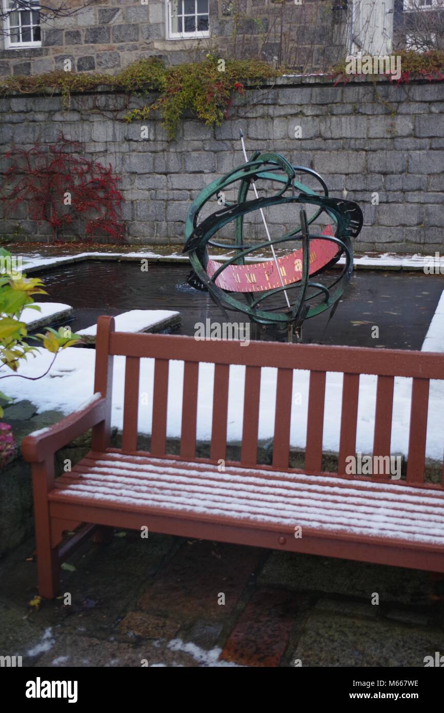 MacRobert Memorial Garden, University of Aberdeen, Old Aberdeen. On a ...