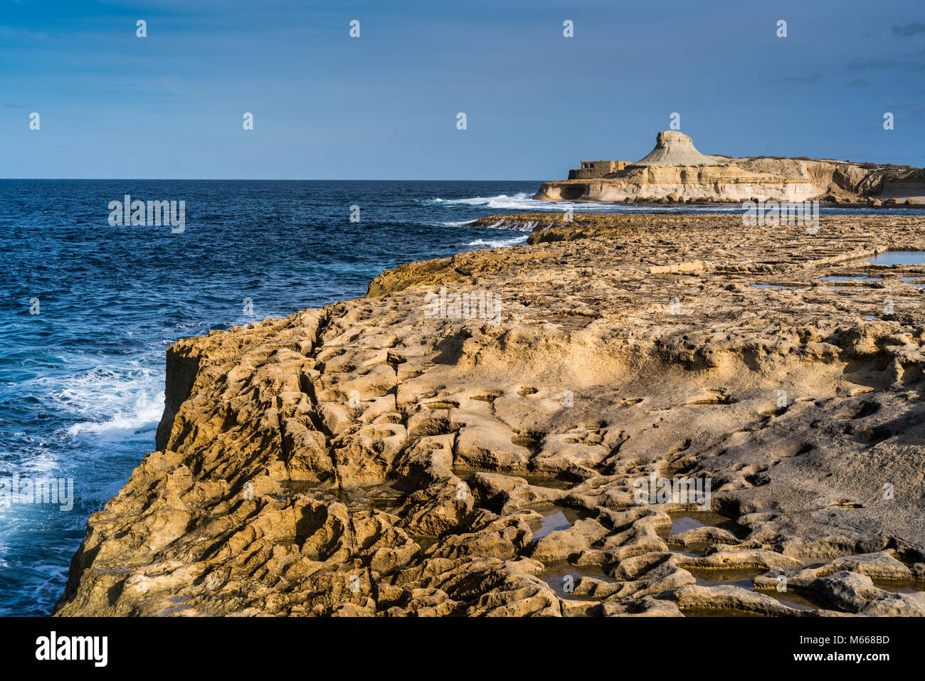 Salt fields, Malta, Europe Stock Photo - Alamy