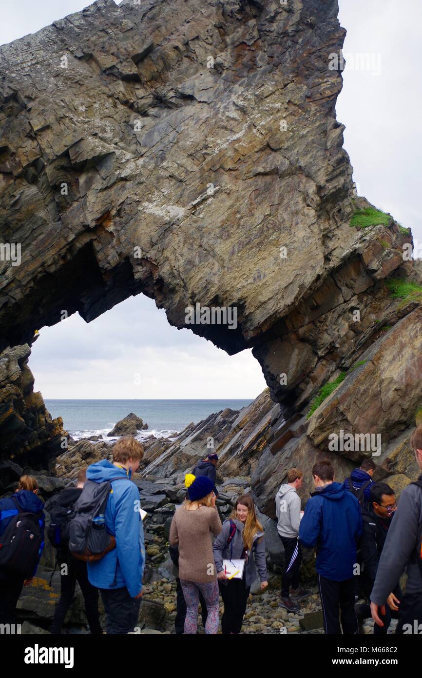 The Needle's Eye, Natural Rock Arch Hole Formation. Macduff ...