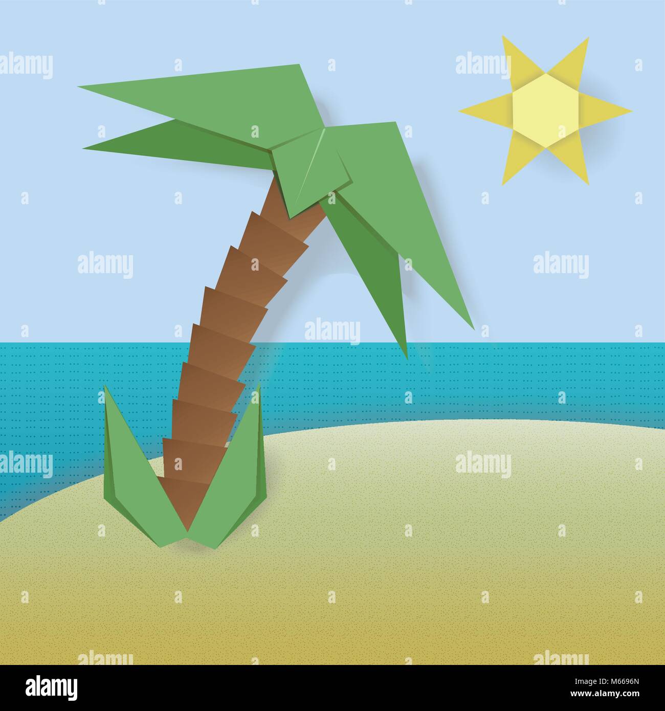 Geometric island shape Stock Vector Images - Alamy