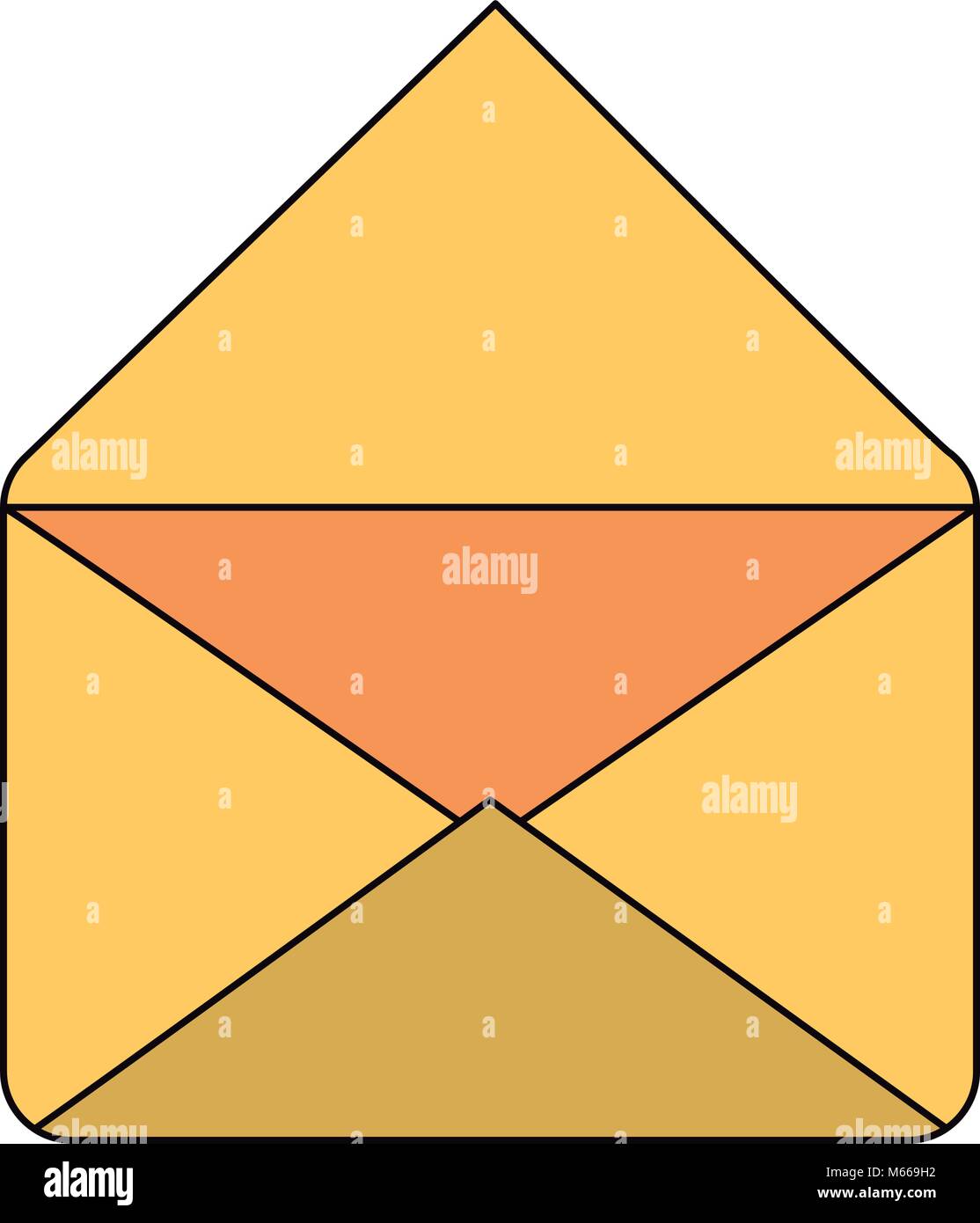 Envelope open symbol Stock Vector Image & Art - Alamy