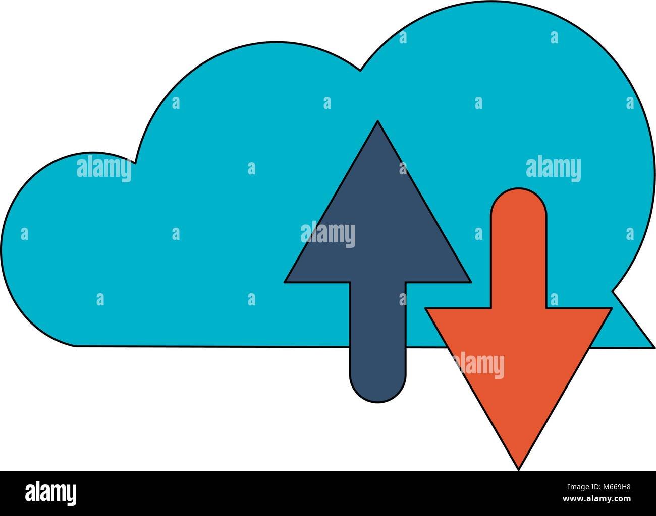 Cloud computing technology Stock Vector Image & Art - Alamy
