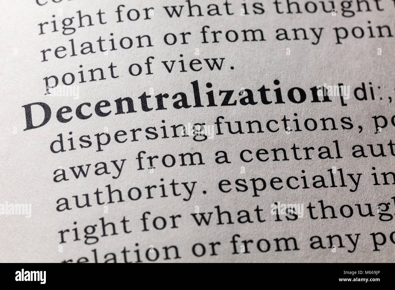 Fake Dictionary, Dictionary definition of the word decentralization ...