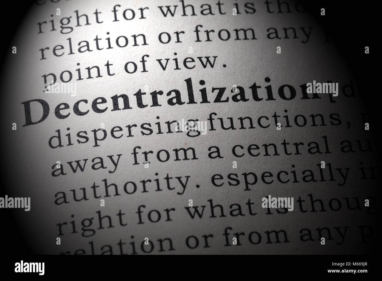 Fake Dictionary, Dictionary definition of the word decentralization ...