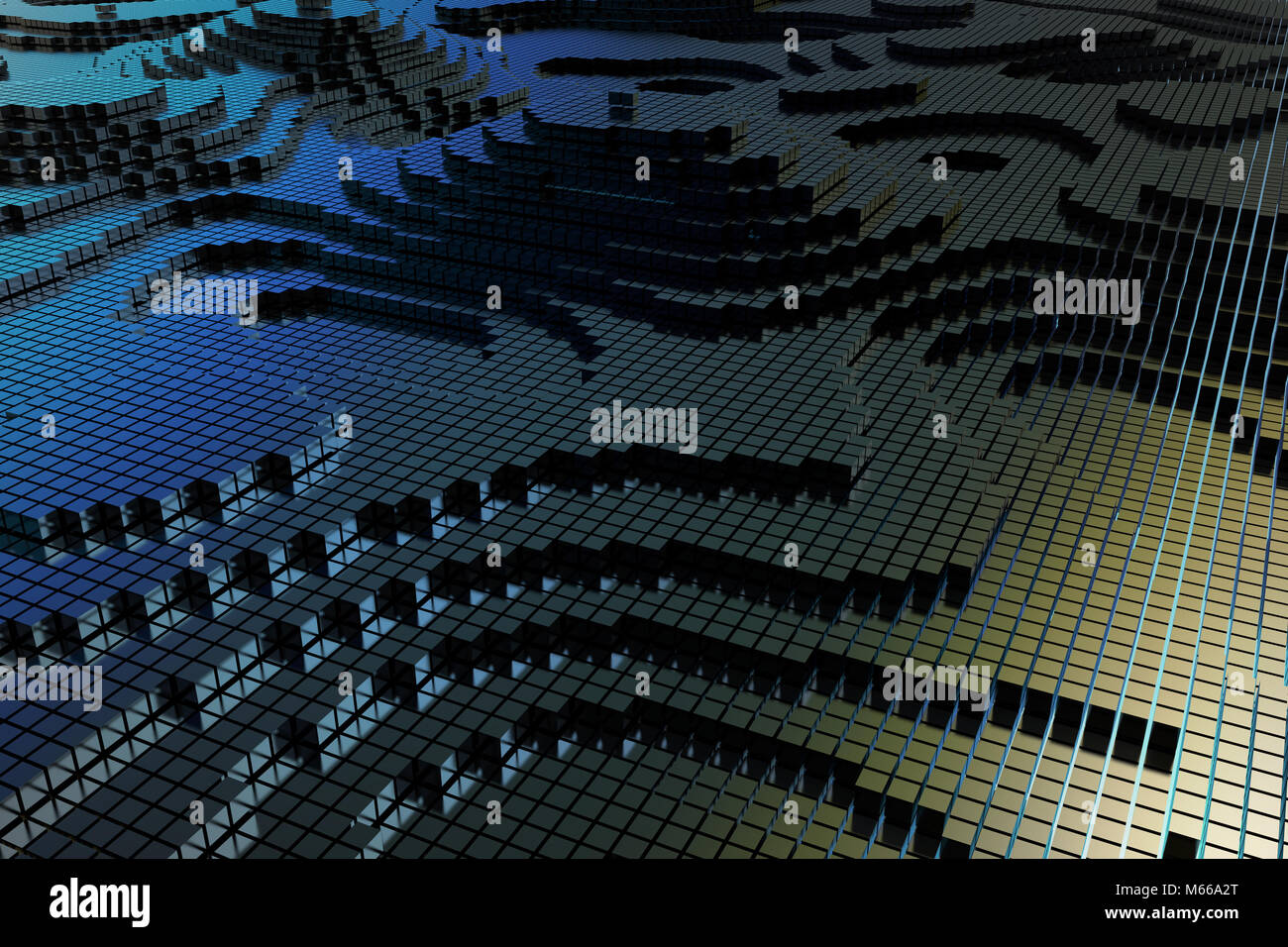 Three-dimensional technology background, digital technology Stock Photo ...