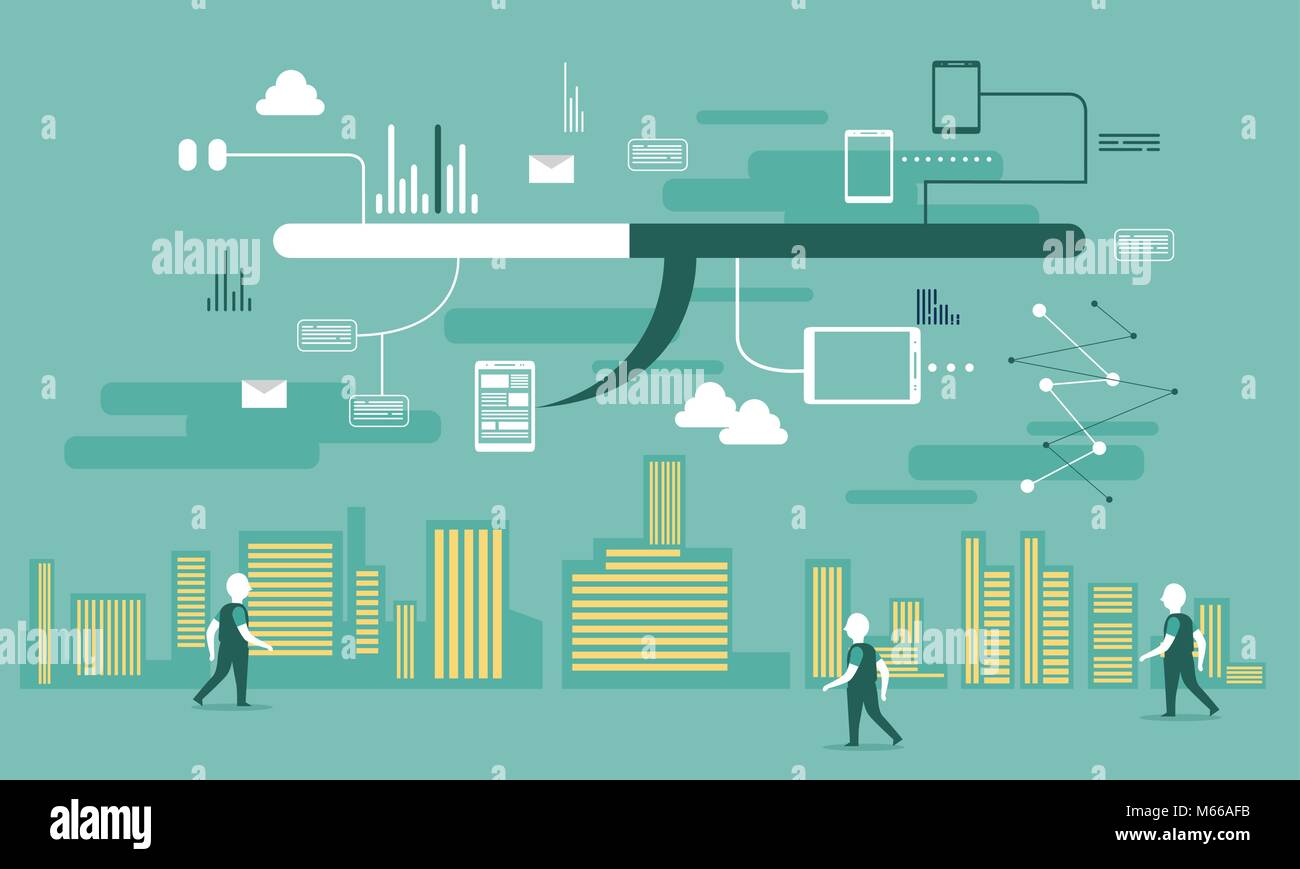 The code of life flat background Stock Vector Image & Art - Alamy