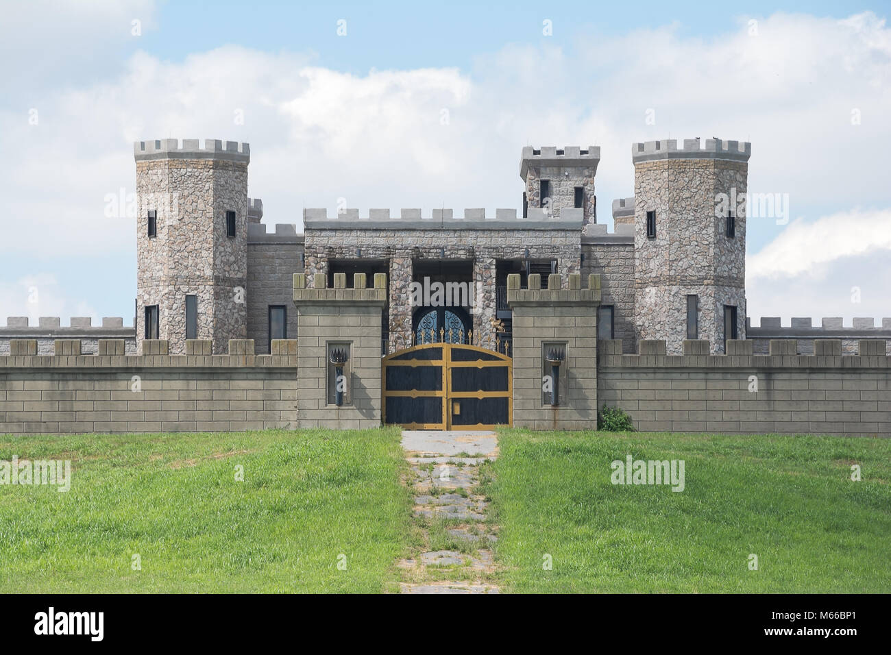 An abstract capture of a castle Stock Photo - Alamy