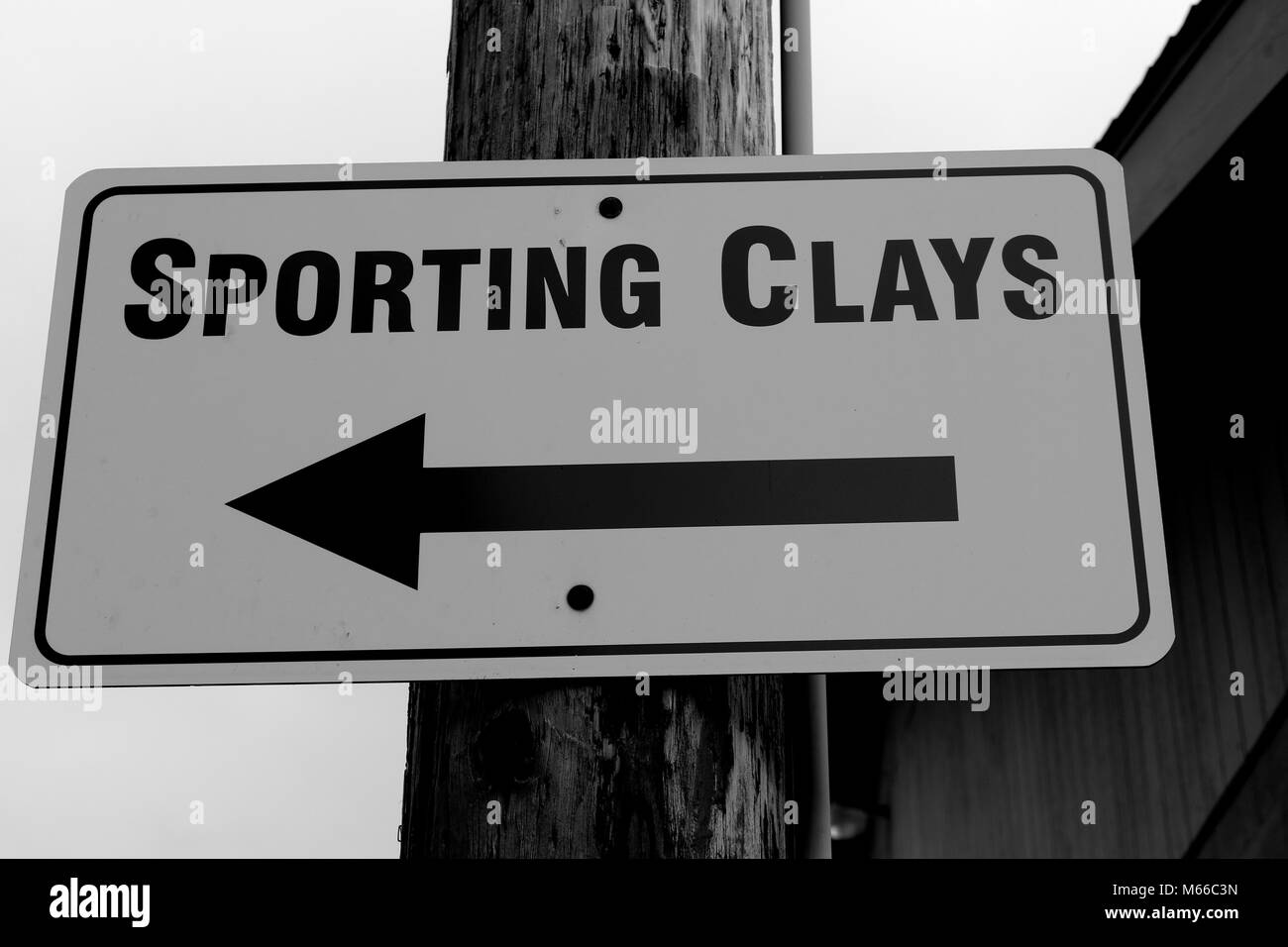 Sporting Clays Sign Stock Photo - Alamy