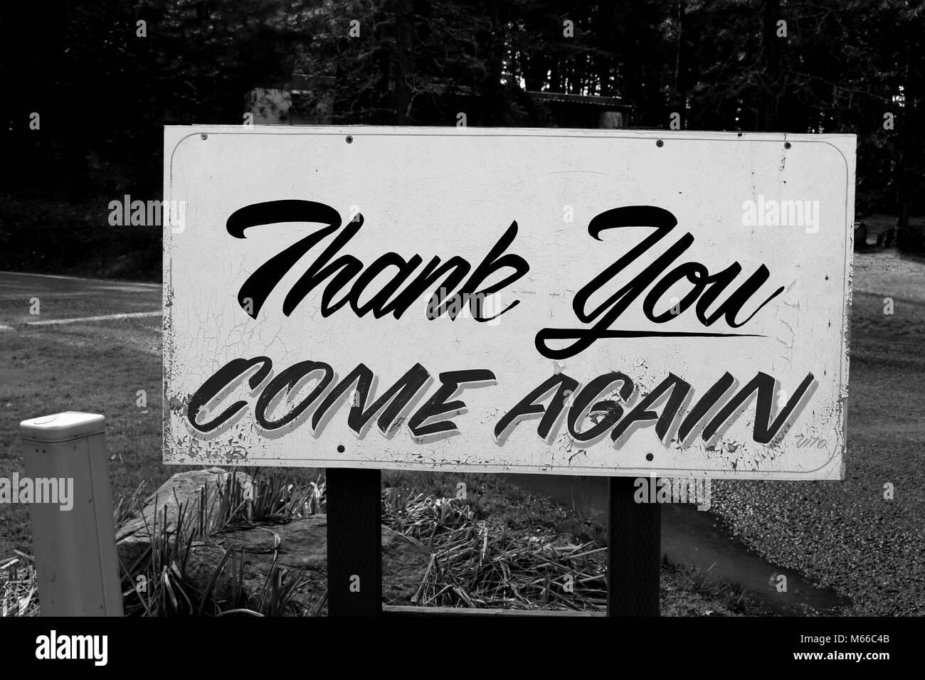 Appreciation sign Black and White Stock Photos & Images - Alamy