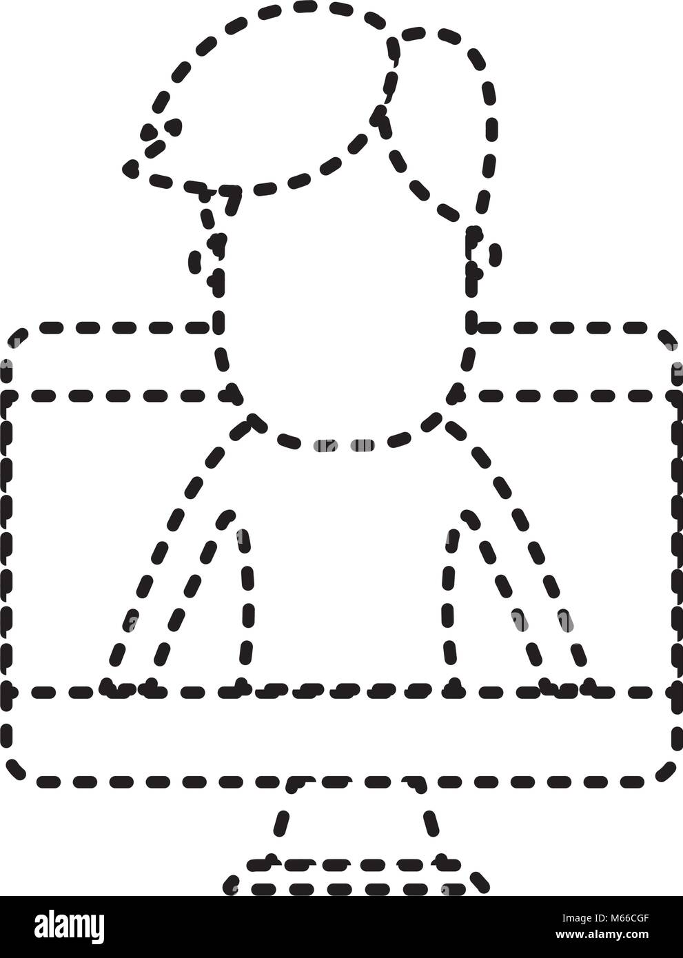 Dotted inside Stock Vector Images - Alamy