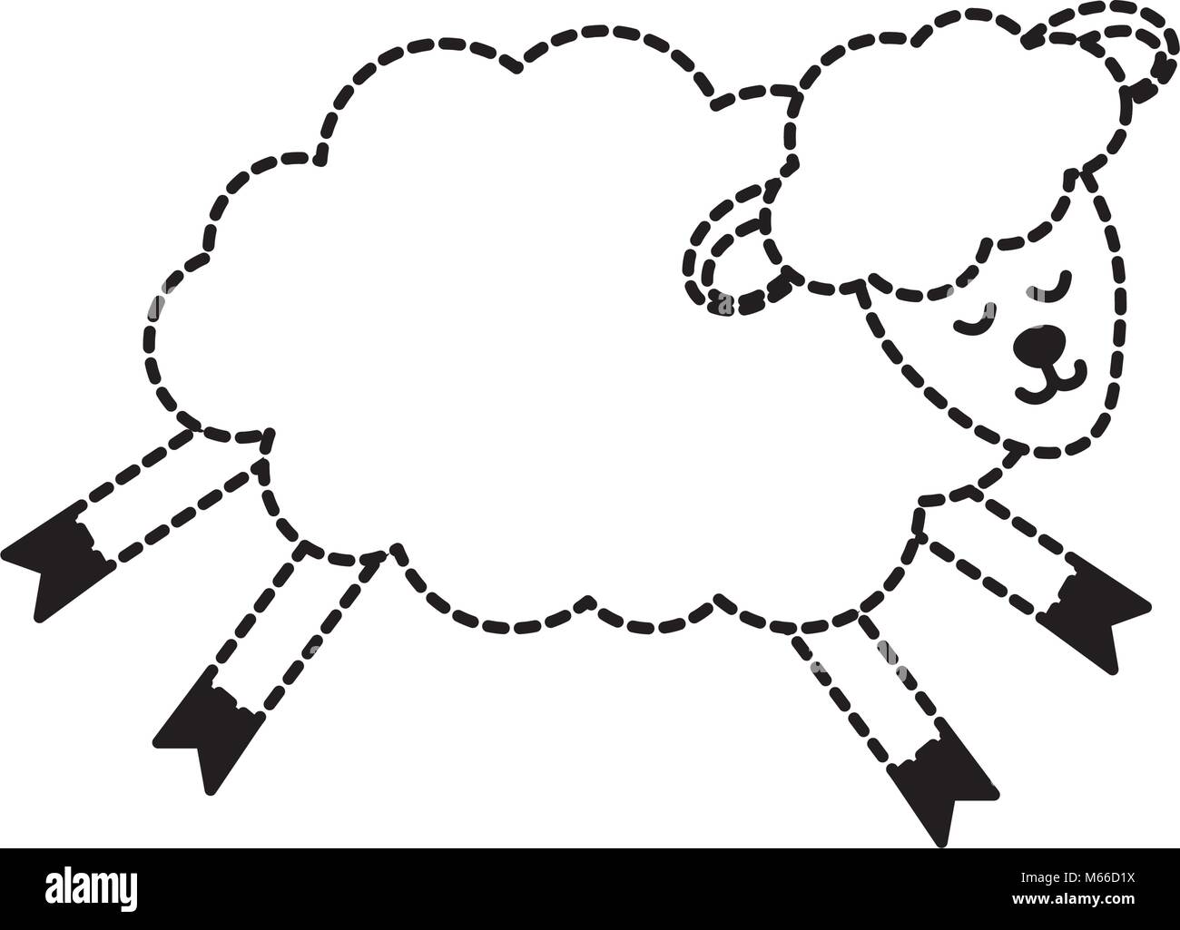 Dotted with sheep Stock Vector Images - Alamy