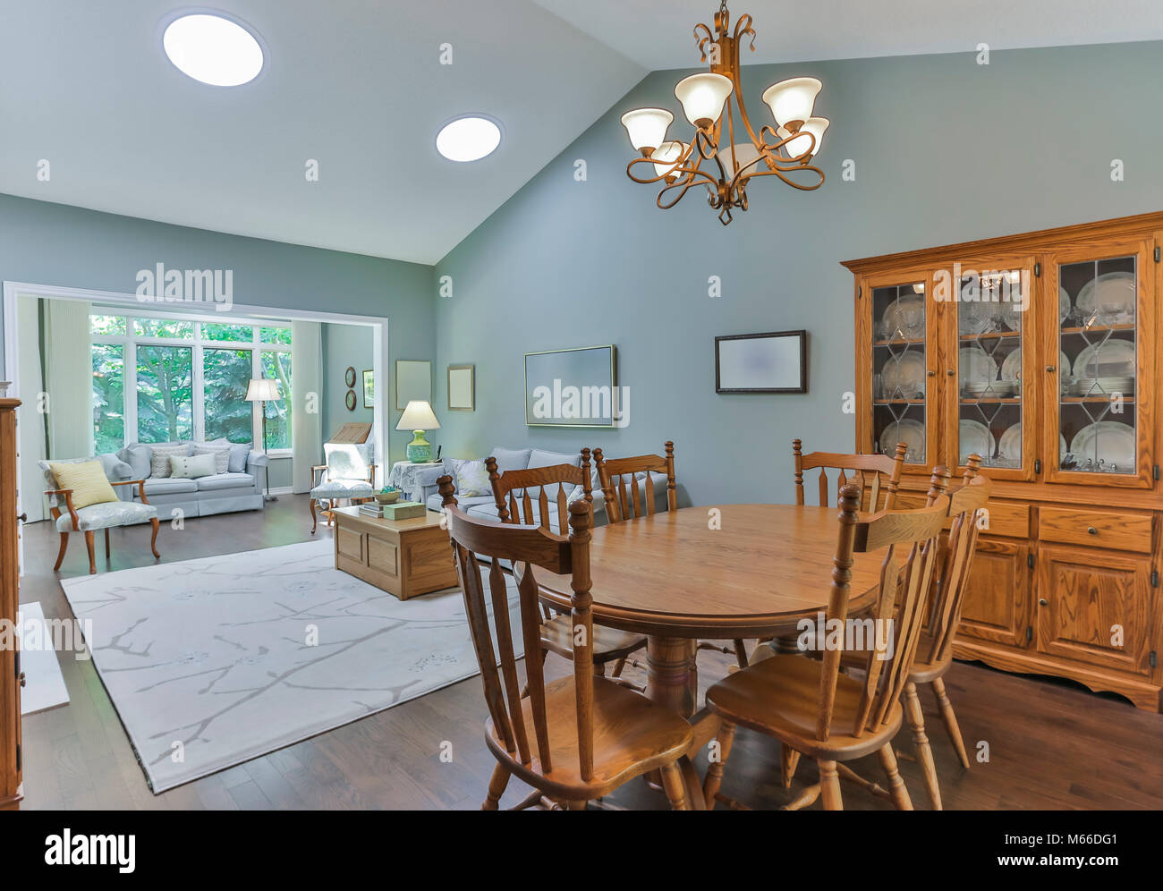 Living Room Interior Design in a new house Stock Photo - Alamy